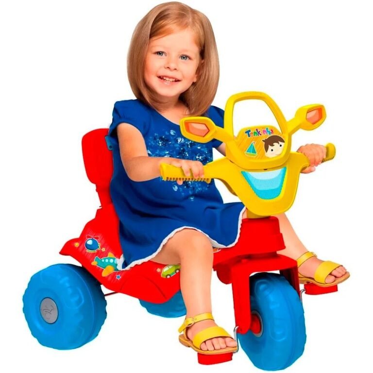 Velotrol Triciclo Passeio E Pedal Tonkinha Vermelho – Papelaria Pigmeu