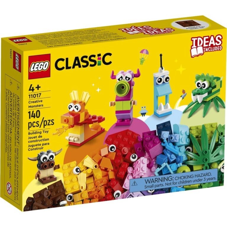 Lego Classic Monstros Criativos 140 Pcs 11017 +4 Anos – Papelaria Pigmeu