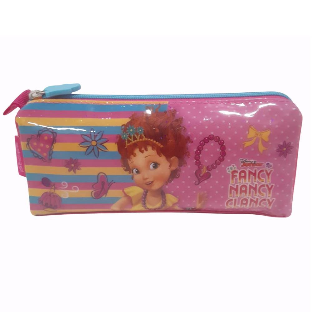 Estojo Escolar Infantil Fancy Nancy Clancy Disney Rosa – Papelaria Pigmeu