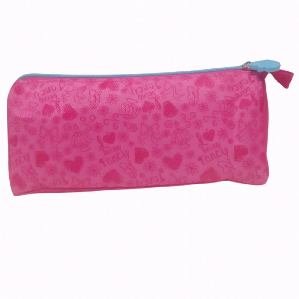 Estojo Escolar Infantil Fancy Nancy Clancy Disney Rosa – Papelaria Pigmeu