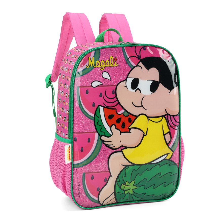 Mochila De Costa Magali Melancia Rosa Luxcel – Papelaria Pigmeu