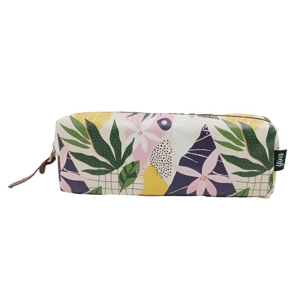 Estojo Escolar Juvenil Yins Tropical Flores – Papelaria Pigmeu